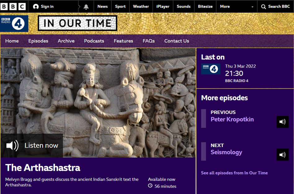 Dr Jessica Frazier on In Our Time on BBC Radio 4 | Faculty of Theology ...